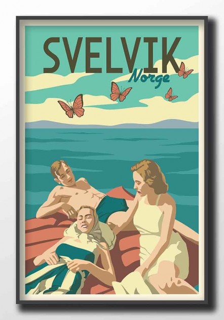 Svelvik , to damer og en mann soler seg | WALLPIX